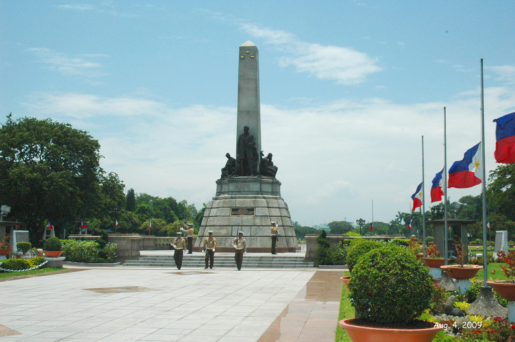 Statue Of Jose Rizal Filipino National Hero Stock Photo